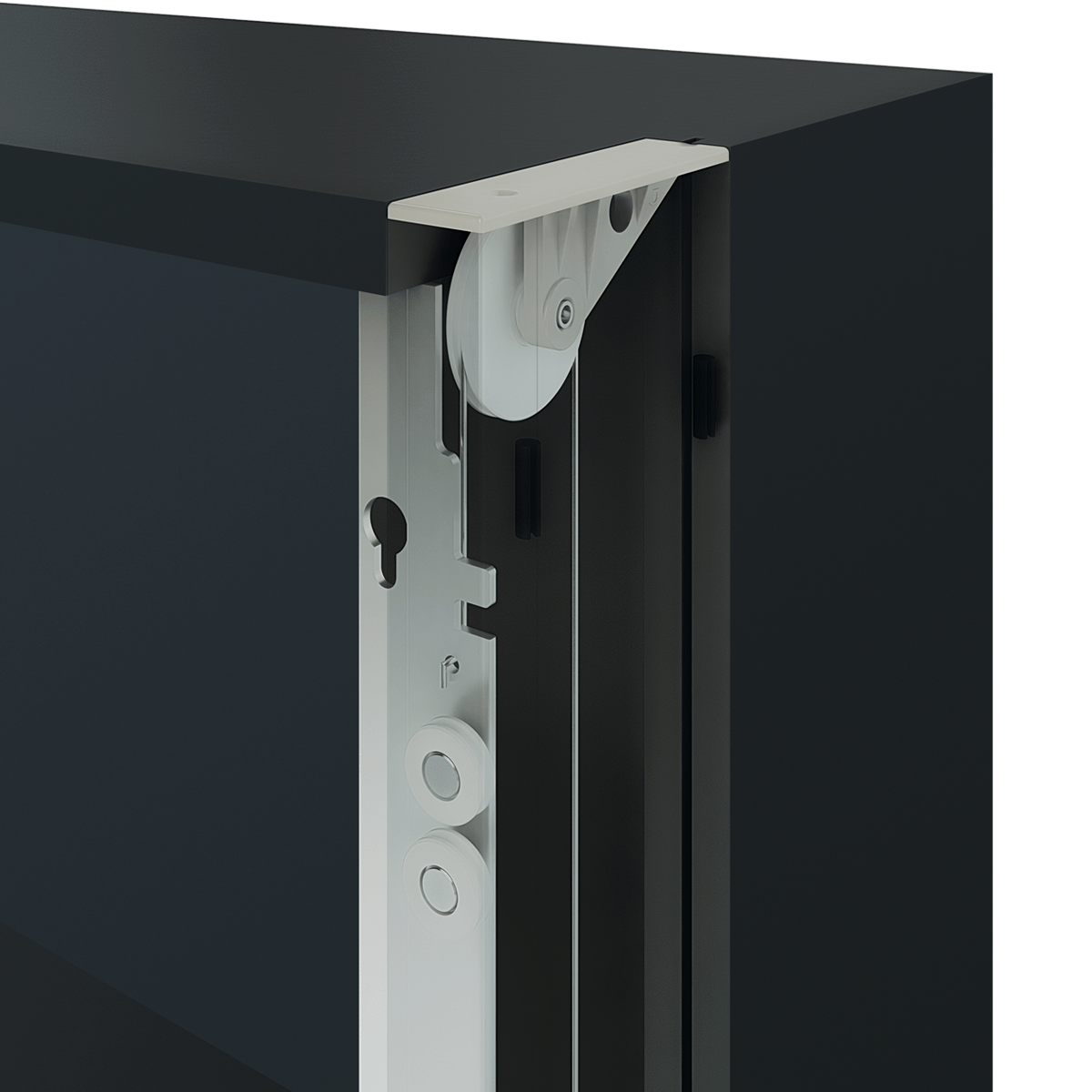 Gamma: Sliding system for vertically moving panel with modular ...