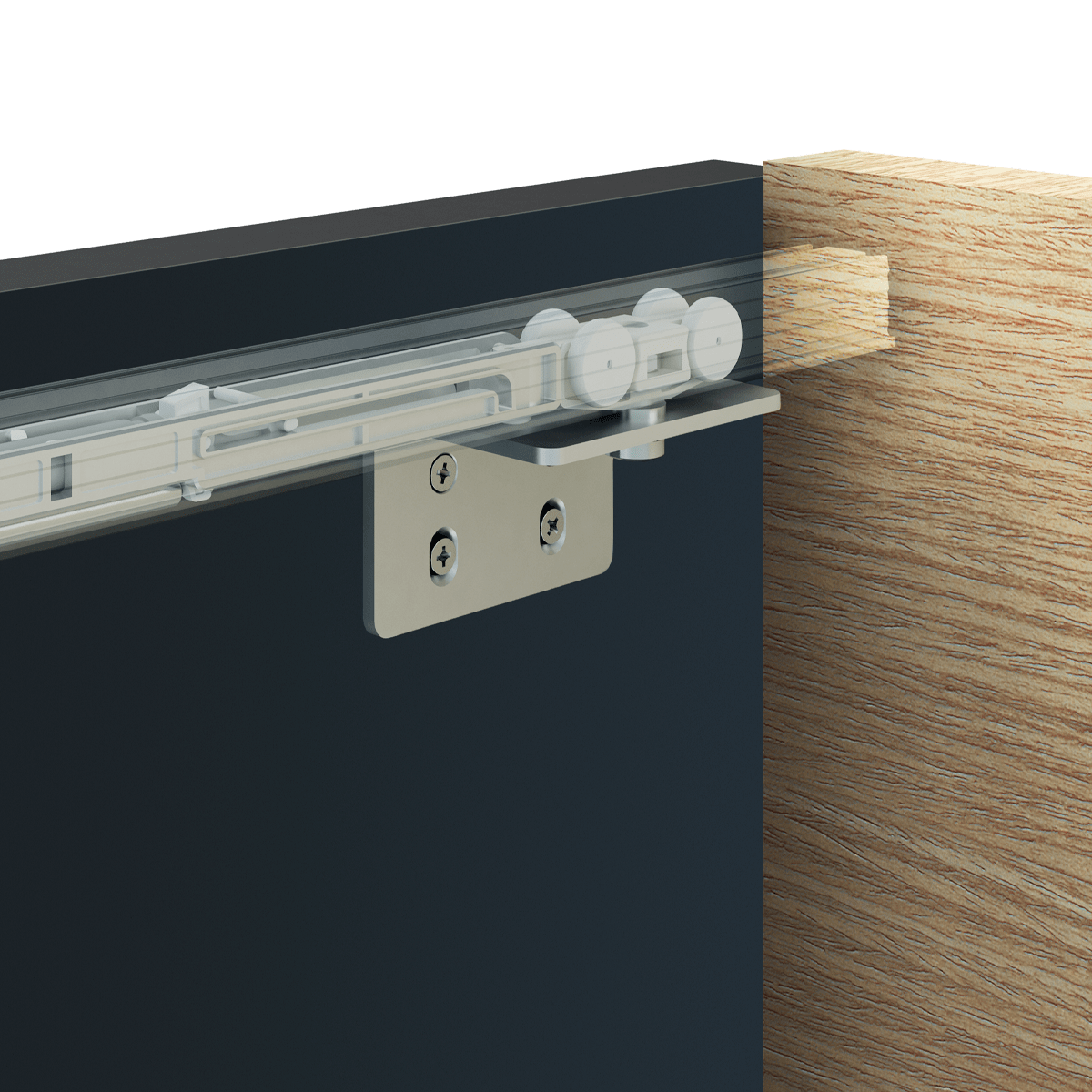 Ante in linea: Mechanism for external line doors with traditional or ...