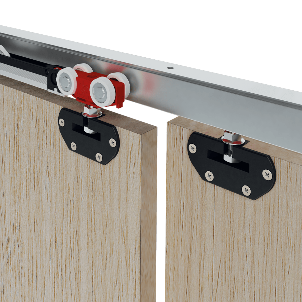 Mixer: Sliding system for wardrobes with overlapped doors
